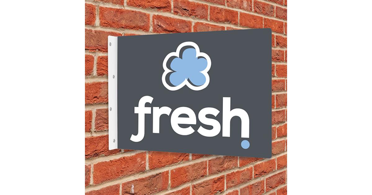 Rectangular Flange Projecting Sign | Shop Signs | Wall Signs